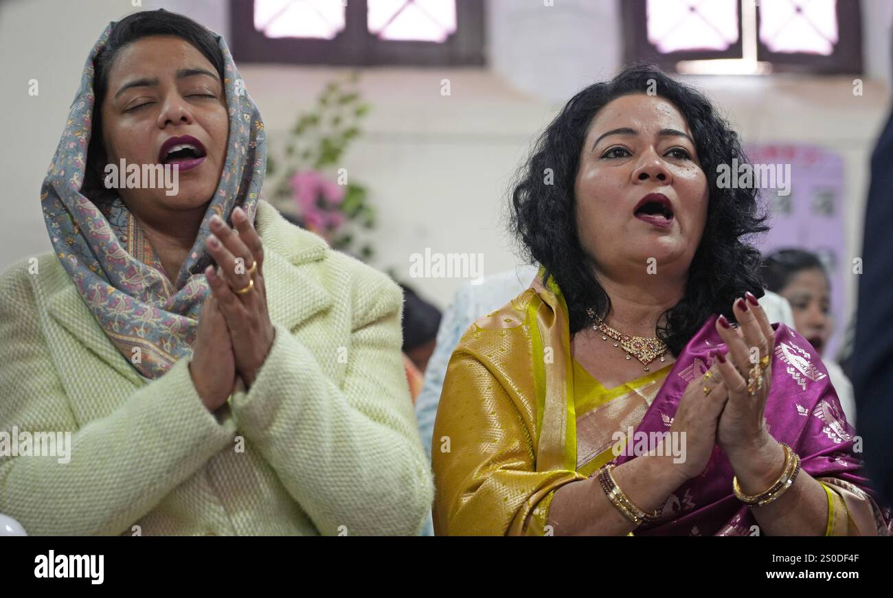 Beawar, Rajasthan, India, December, 25, 2024: Christian worshippers ...