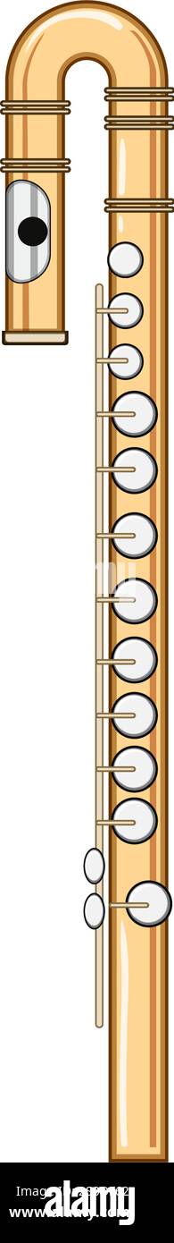 breath flute cartoon. keys holes, embouchure fingering, classical jazz ...