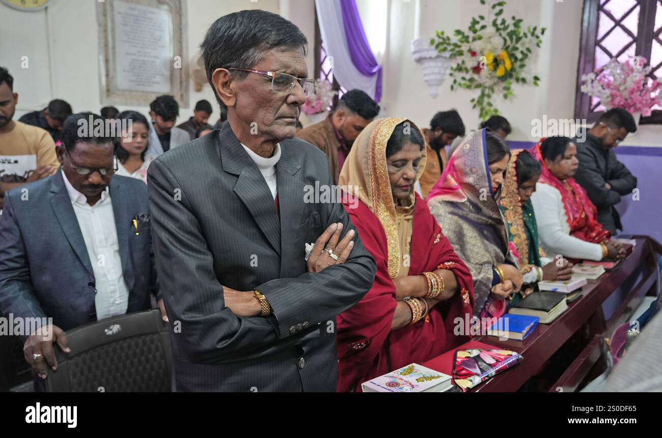 Beawar, Rajasthan, India, December, 25, 2024: Christian worshippers ...