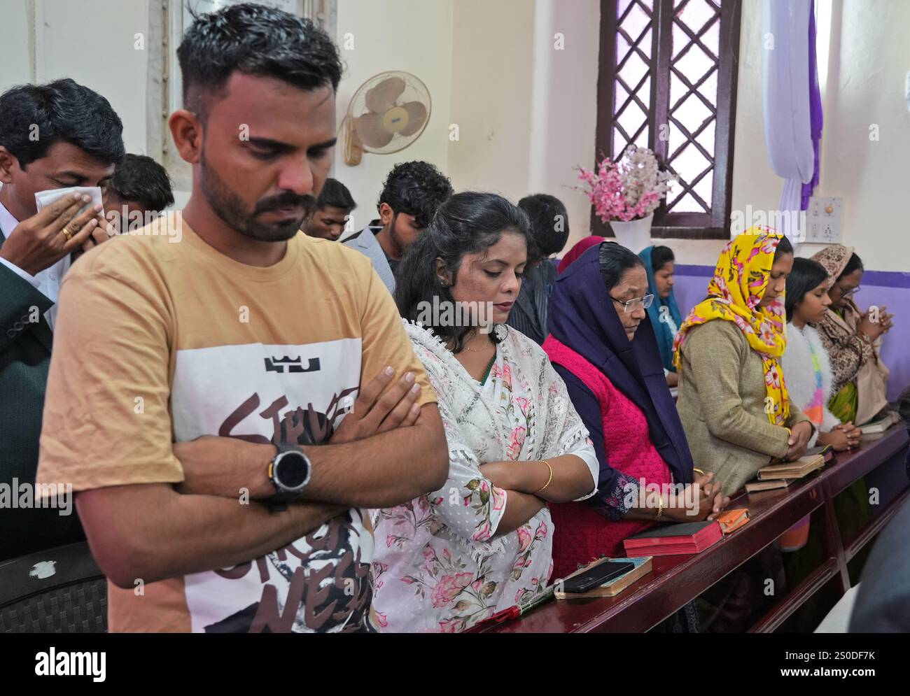 Beawar, Rajasthan, India, December, 25, 2024: Christian worshippers ...