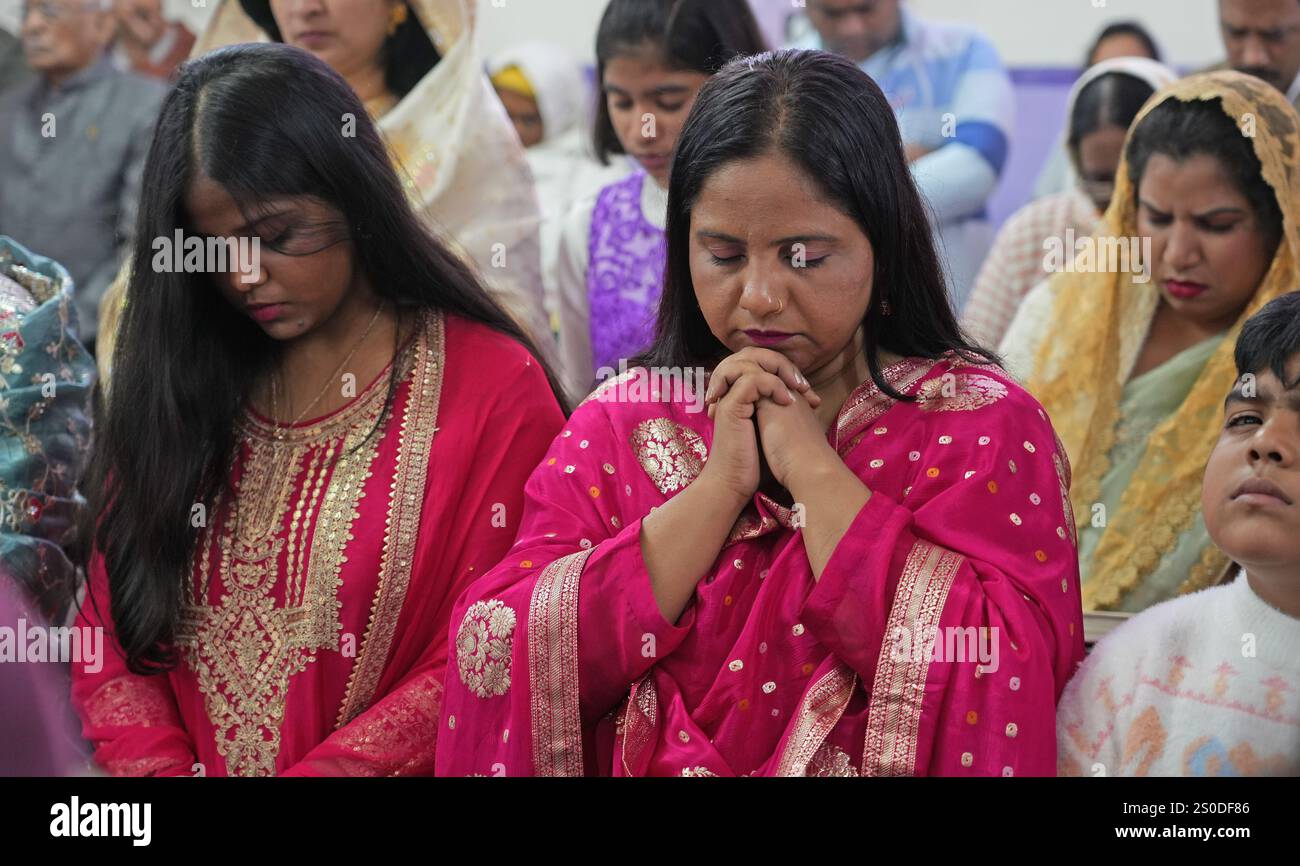Beawar, Rajasthan, India, December, 25, 2024: Christian worshippers ...