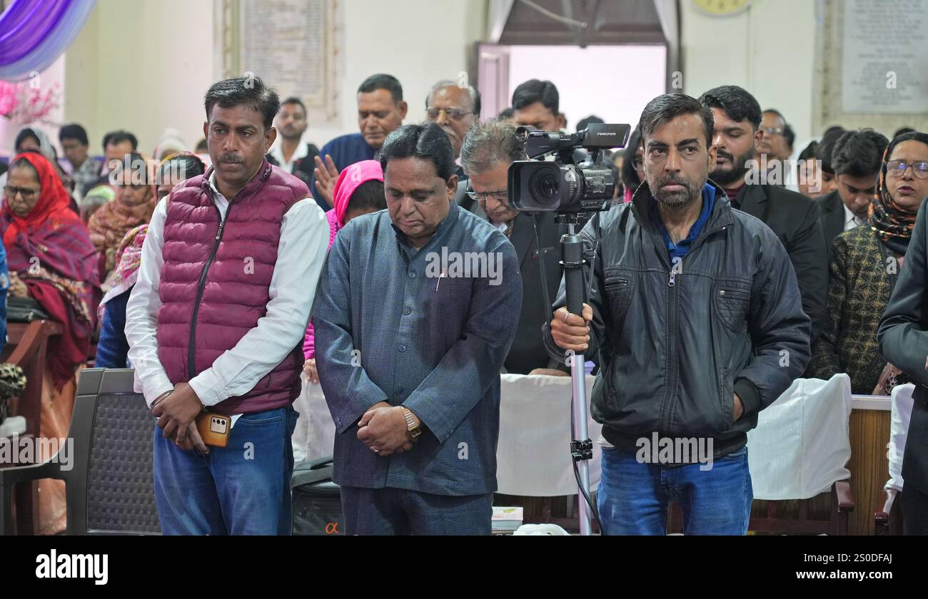 Beawar, Rajasthan, India, December, 25, 2024: Christian worshippers ...