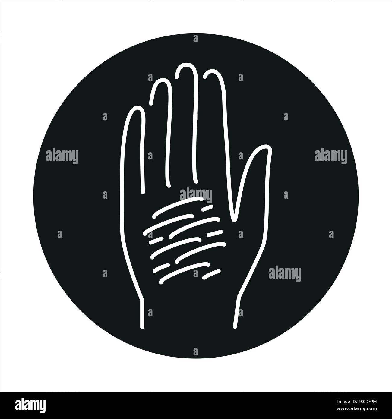 Arm abrasion accident Stock Vector Images - Alamy