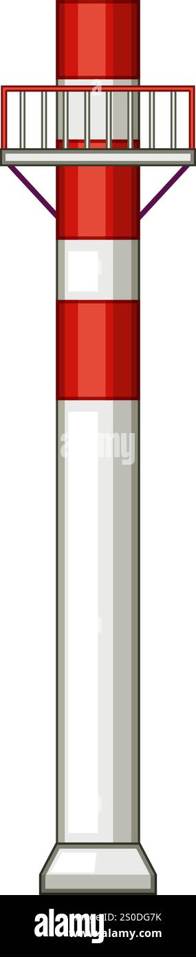 height industrial chimney cartoon. diameter material, steel concrete ...