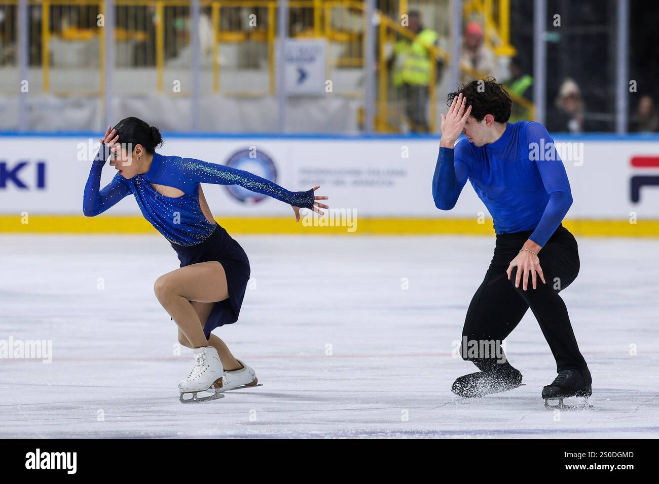 Varese, Italien. 21st Dec, 2024. Leia Francesca Dozzi and Pietro ...