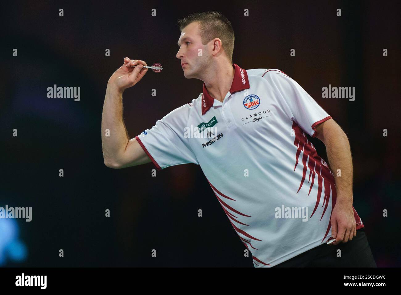 London, UK. 27th Dec, 2024. Madars Razma during his 3rd round match ...