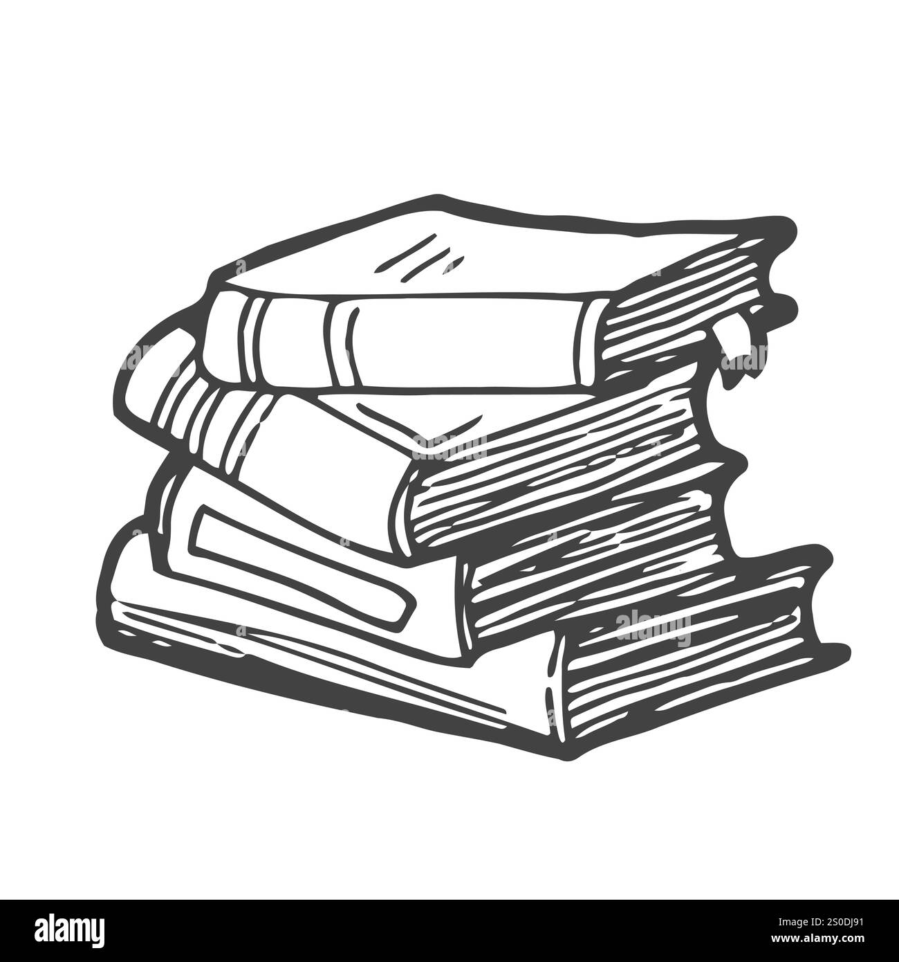 sketches of books. Vector illustration Stock Vector Image & Art - Alamy