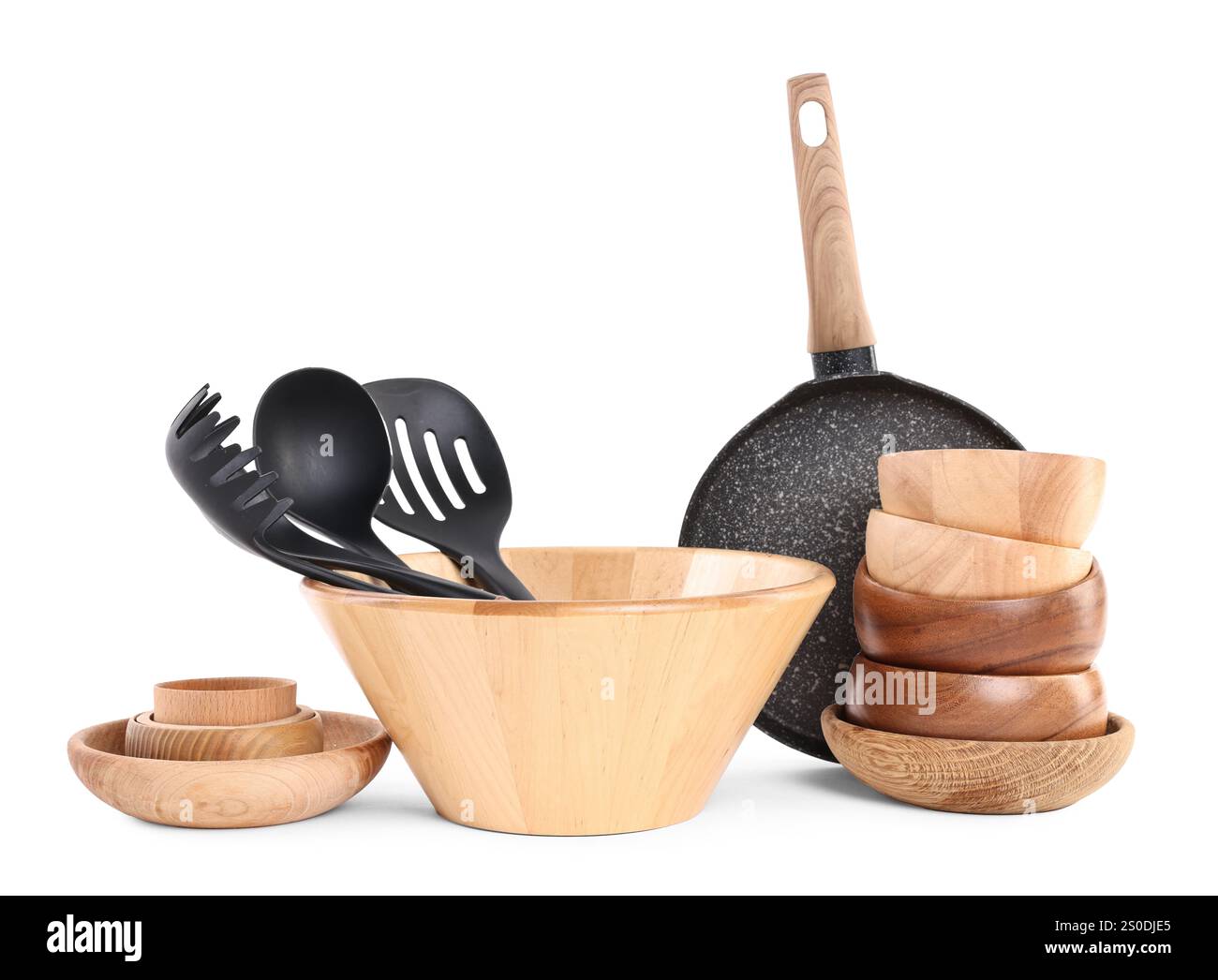 Set of different cooking utensils isolated on white Stock Photo - Alamy