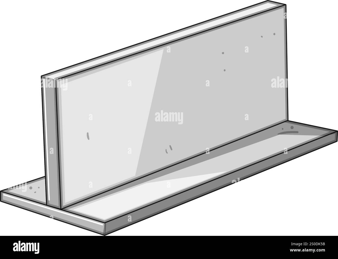 strength steel beam cartoon. support load, structure fabrication ...