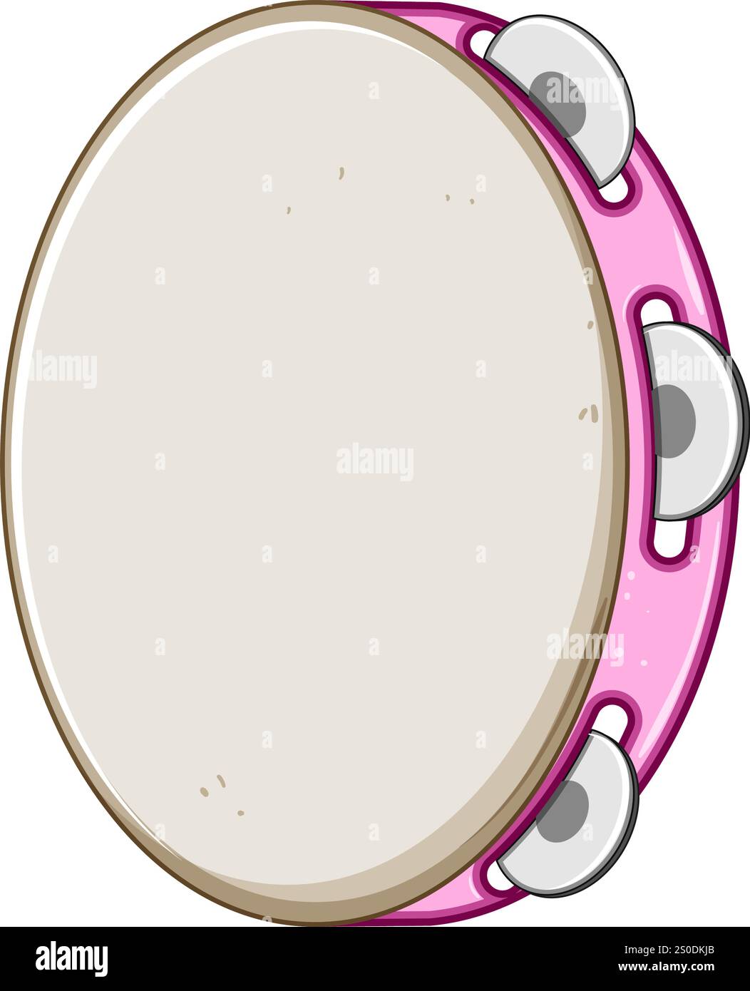 rhythm tambourine cartoon. percussion music, instrument jingles, dance ...
