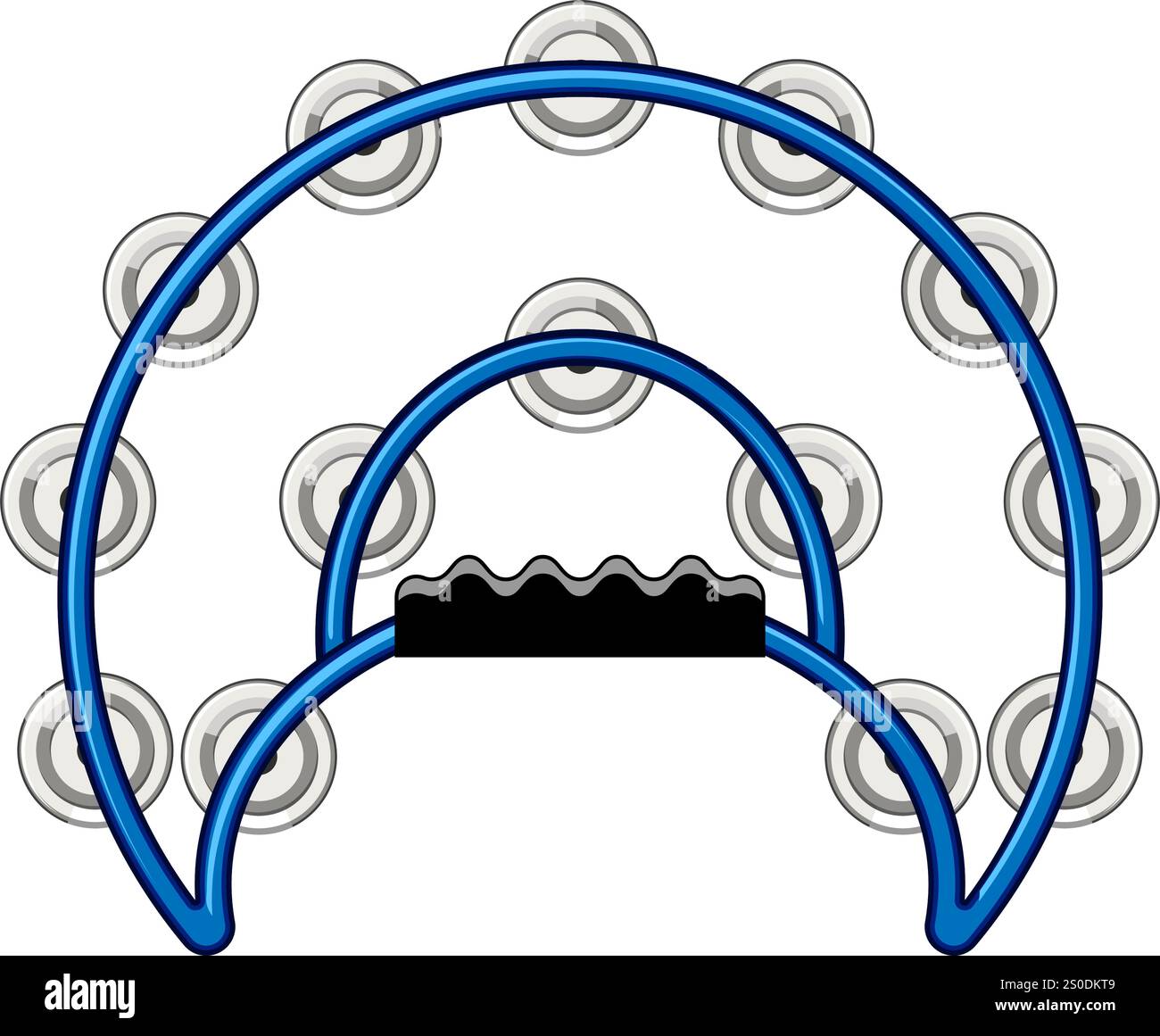 sound tambourine cartoon. shake play, hand circle, performance folk ...