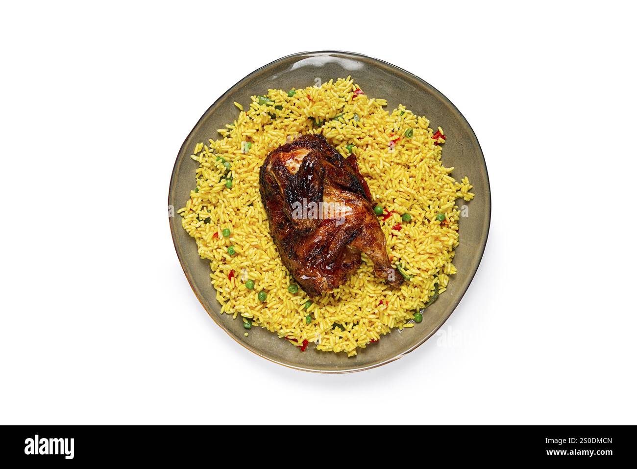 Kabsa, rice with chicken, Saudi Arabian dish, national dish, homemade ...