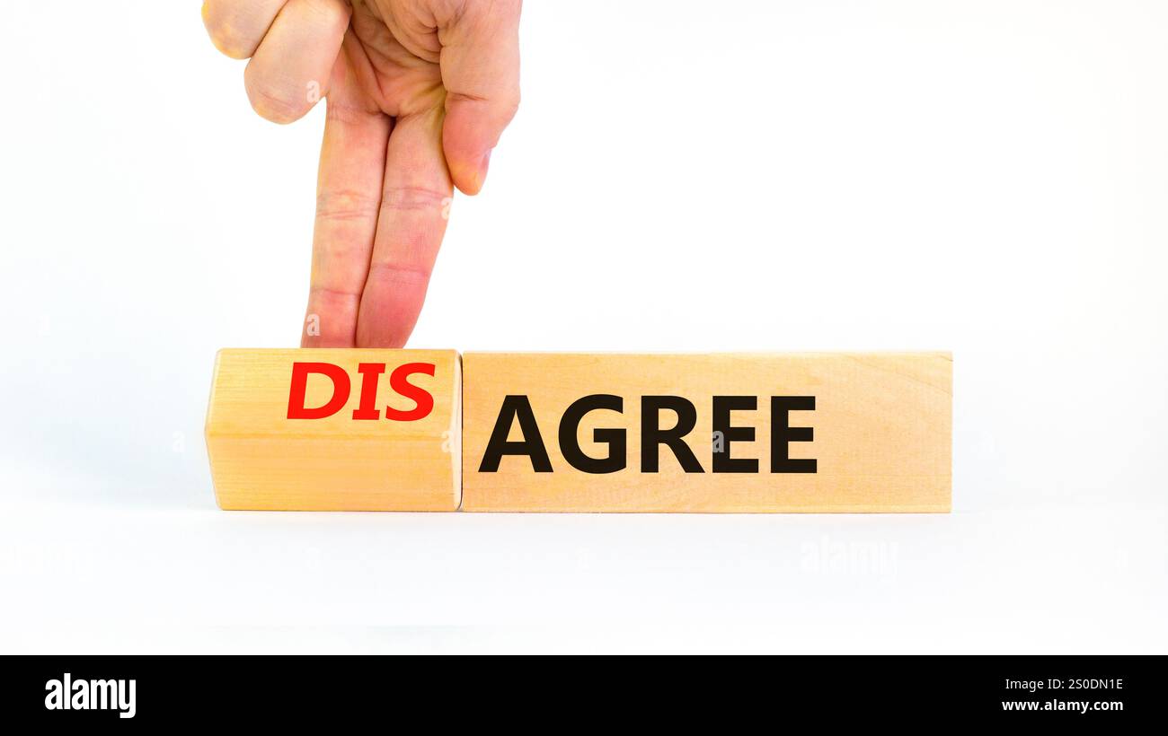 Agree or disagree symbol. Concept words Agree Disagree on beautiful ...