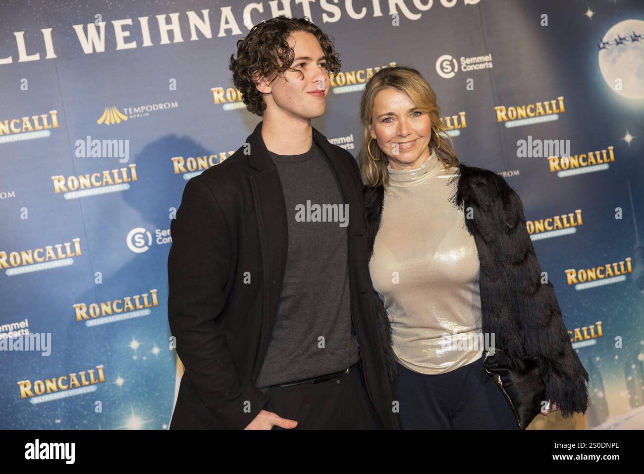 Tina Ruland with son Jahvis Rahmoune at the premiere of the 20th ...