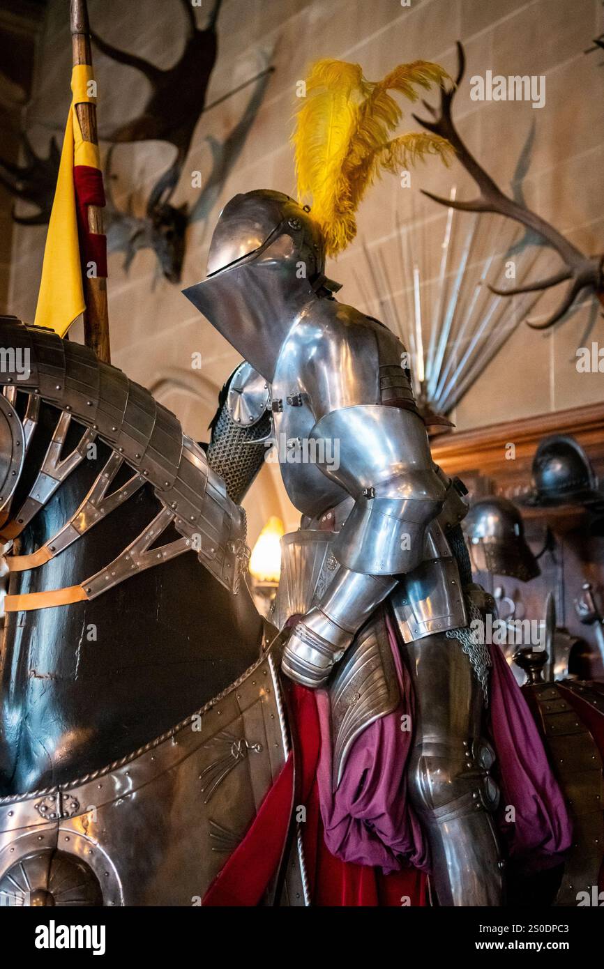 Castle interior armour hi-res stock photography and images - Alamy