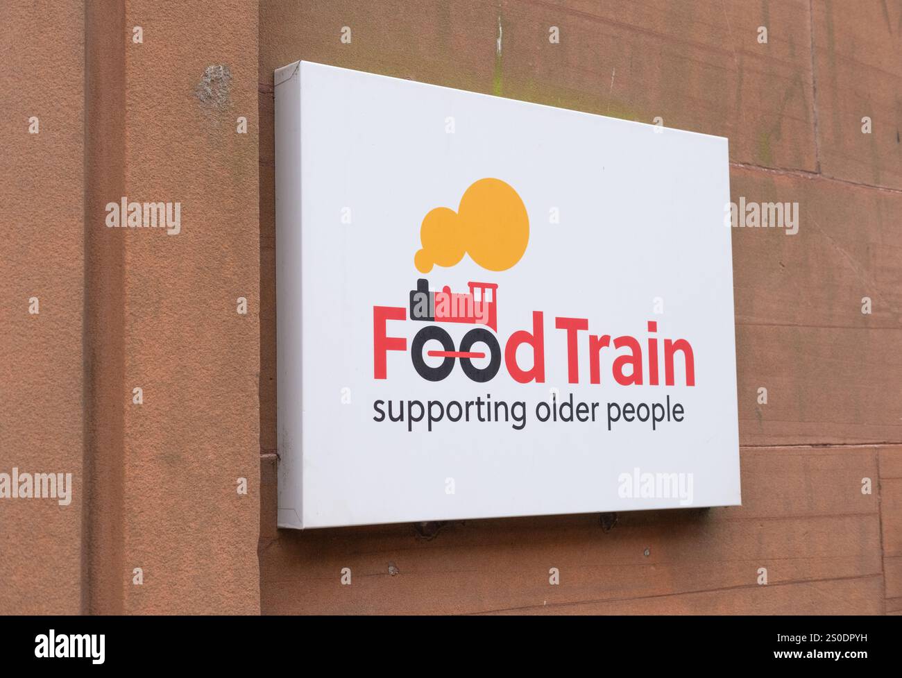 Signage for Food Train, a non profit organisation which supports older ...