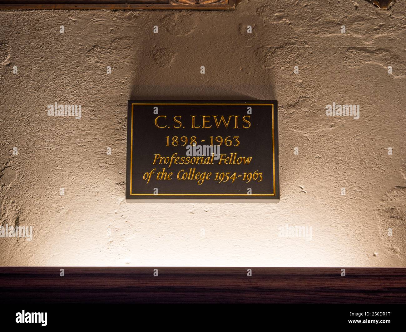 CS Lewis Plaque, Magdalene College Chapel, Magdalene College ...