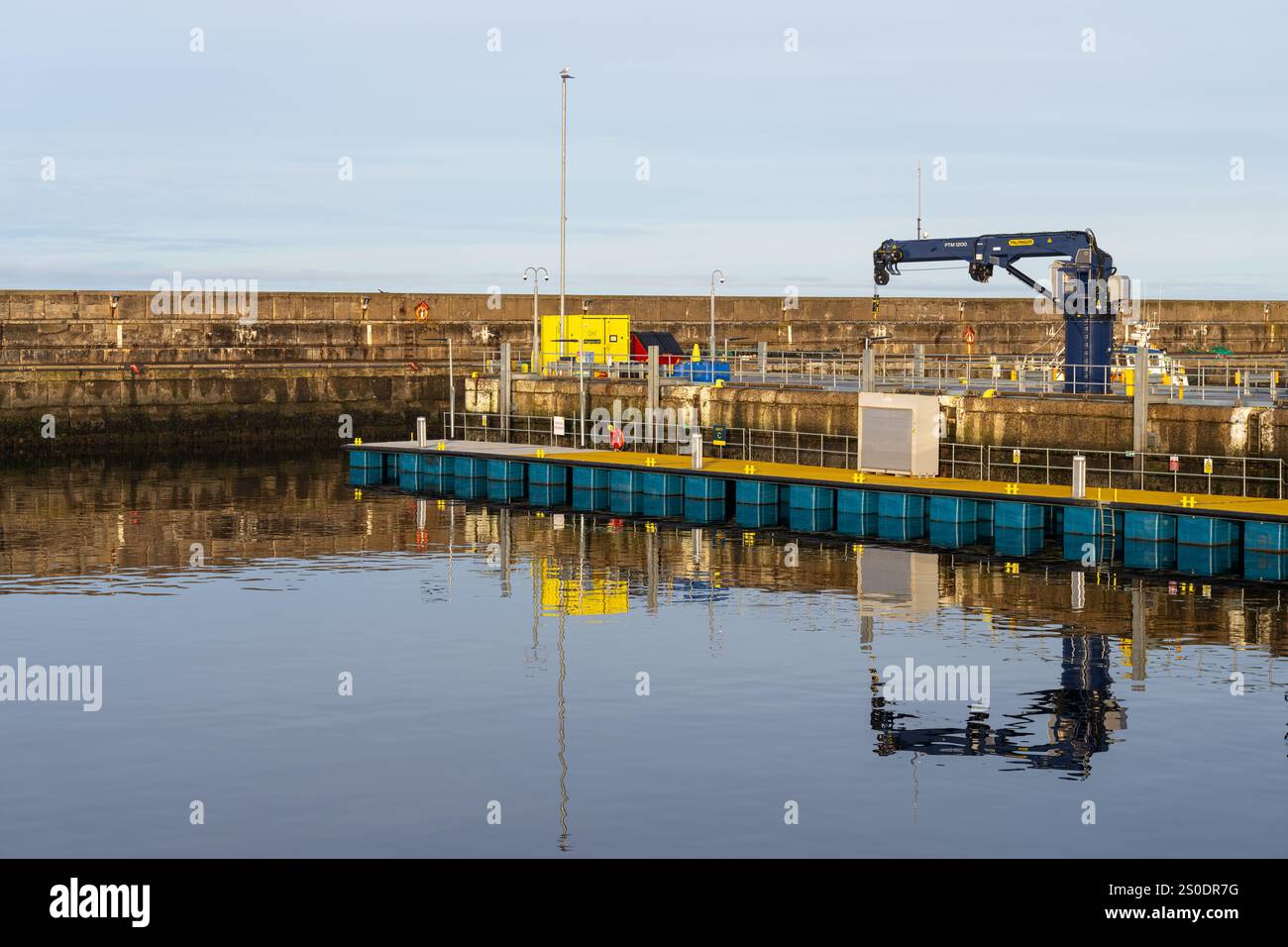 27 December 2024. Buckie Harbour,Moray,Scotland. This is an interior ...