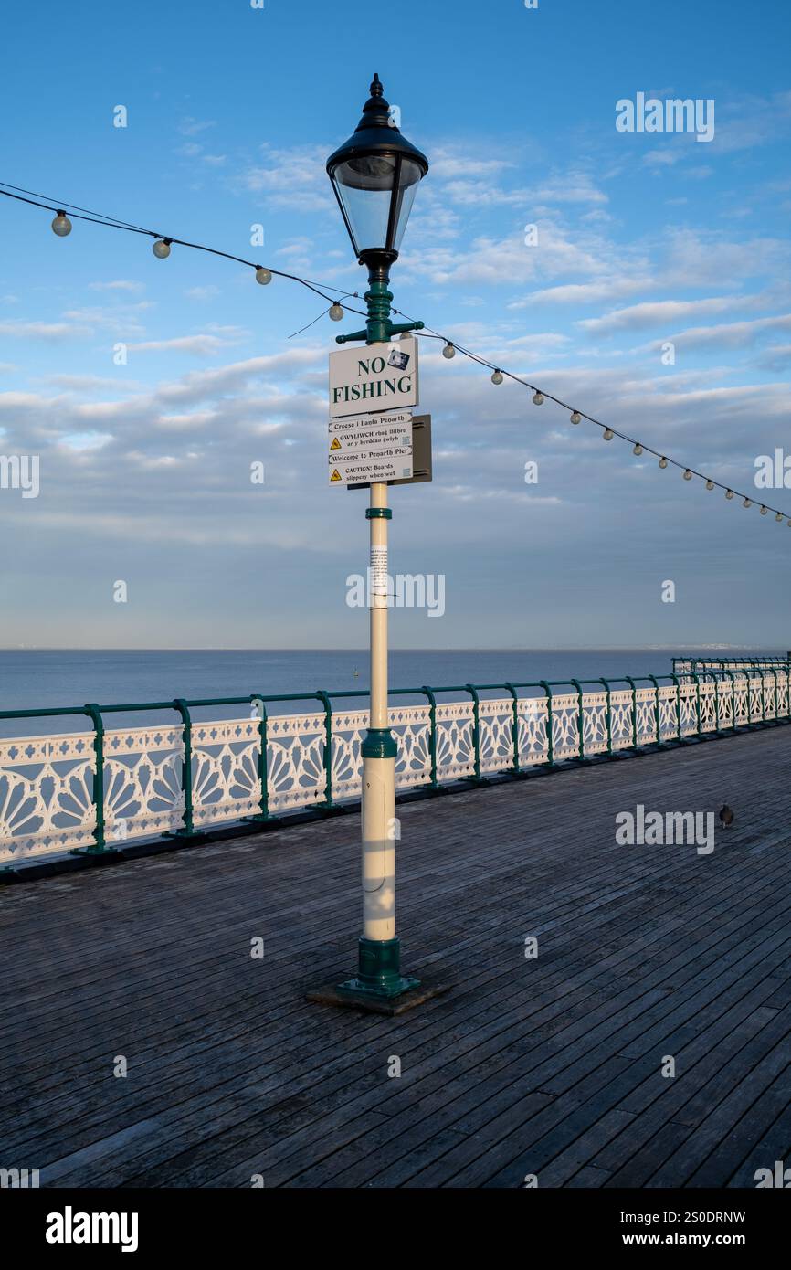 The Victorian Pier at Penarth South Wales Stock Photo - Alamy