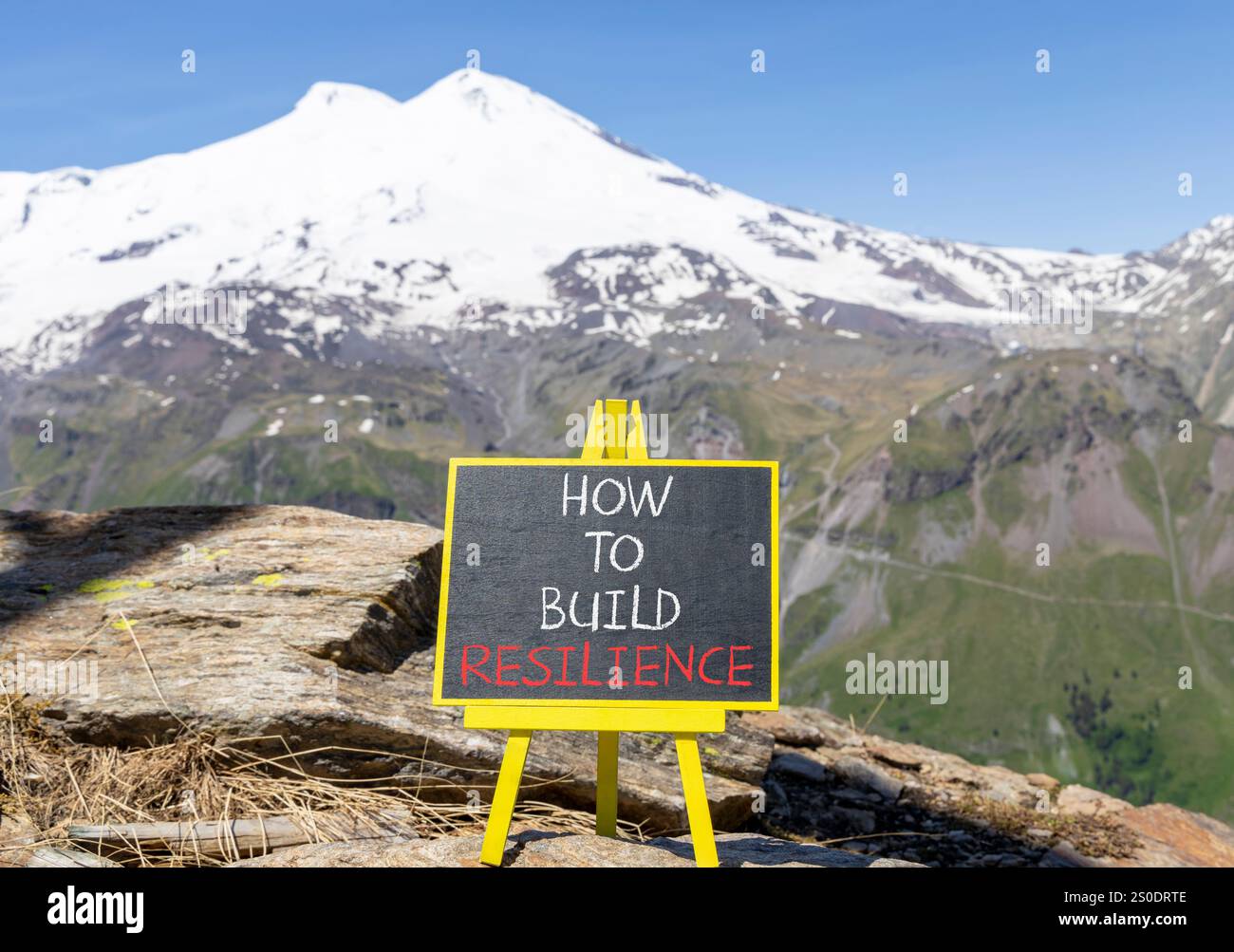 How to build resilience symbol. Concept words How to build resilience ...