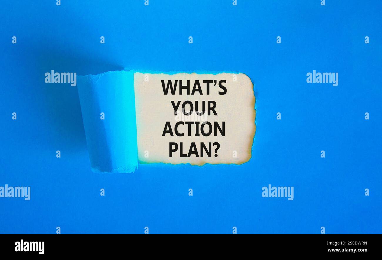 Action plan symbol. Concept words What is your action plan on beautiful ...