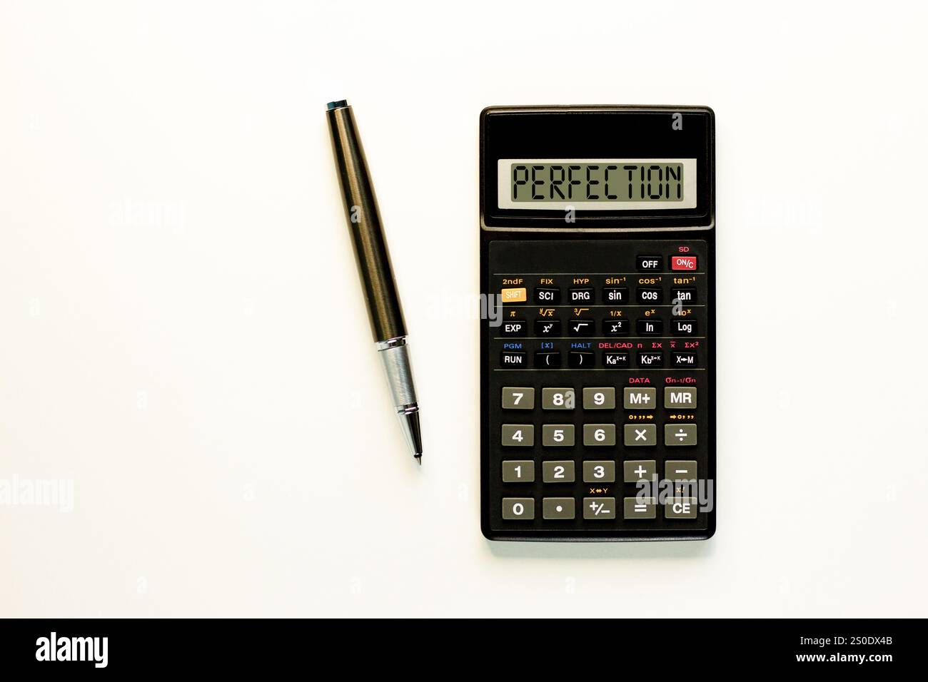 Perfection symbol. Concept word Perfection on beautiful black ...