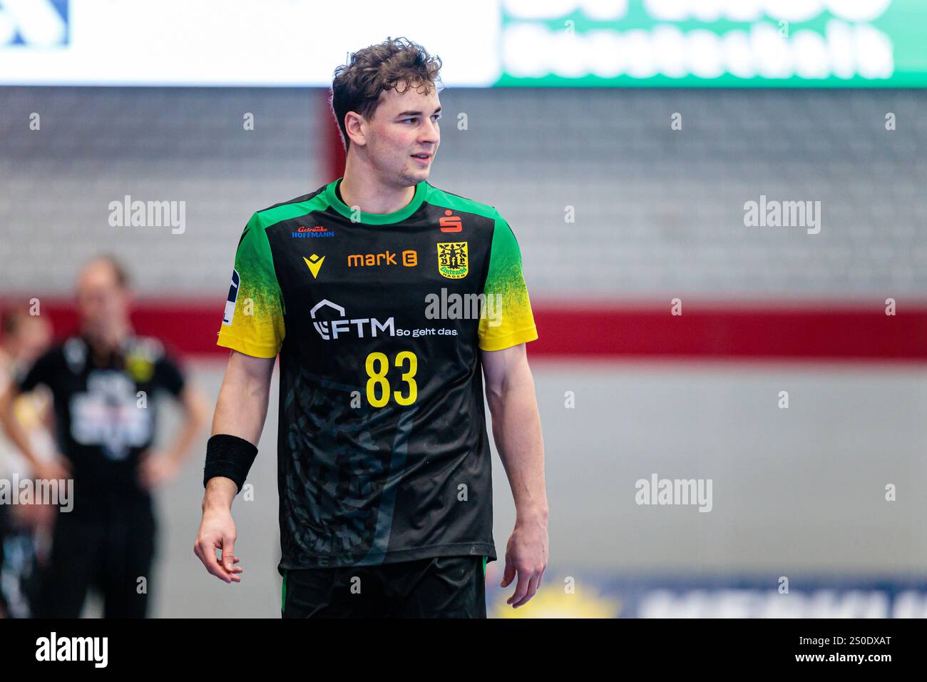 Pierre Busch (VfL Eintracht Hagen, #83) GER, TuS N-Luebbecke vs. VfL ...