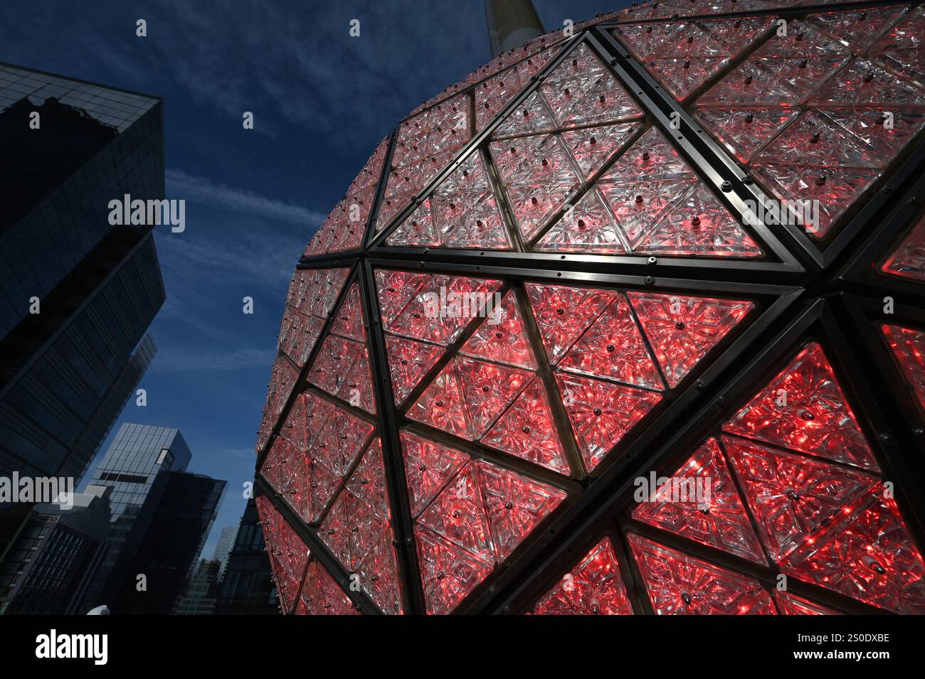 View of the the newly designed Crystal Triangles installed on the New ...
