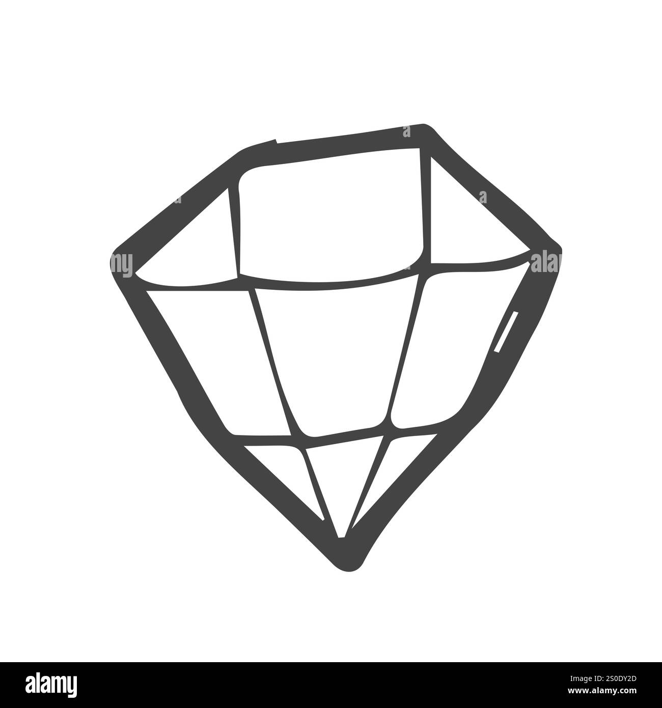 Diamond icon vector symbol illustration Stock Vector Image & Art - Alamy