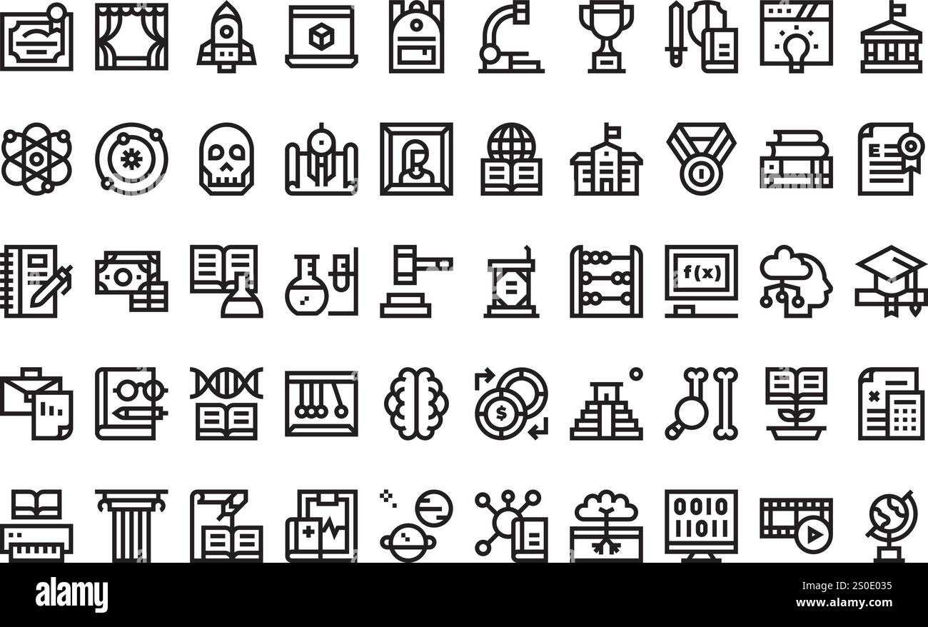 Knowledge icons High-Quality Vector Icons Collection with Editable ...