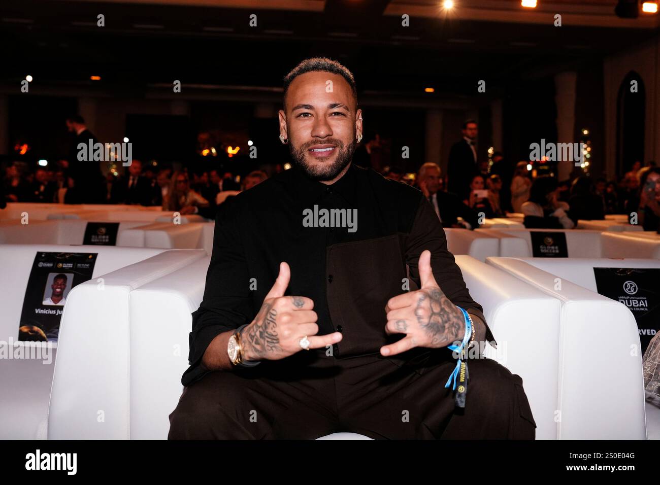 Dubai, United Arab Emirates. 27th Dec, 2024. Neymar Jr during the Globe ...
