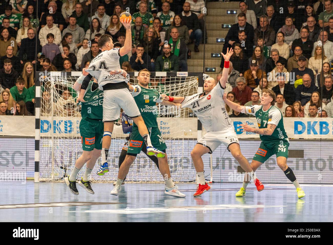Alexandre Cavalcanti (MT Melsungen, #24), Frisch Auf Goeppingen vs. MT ...