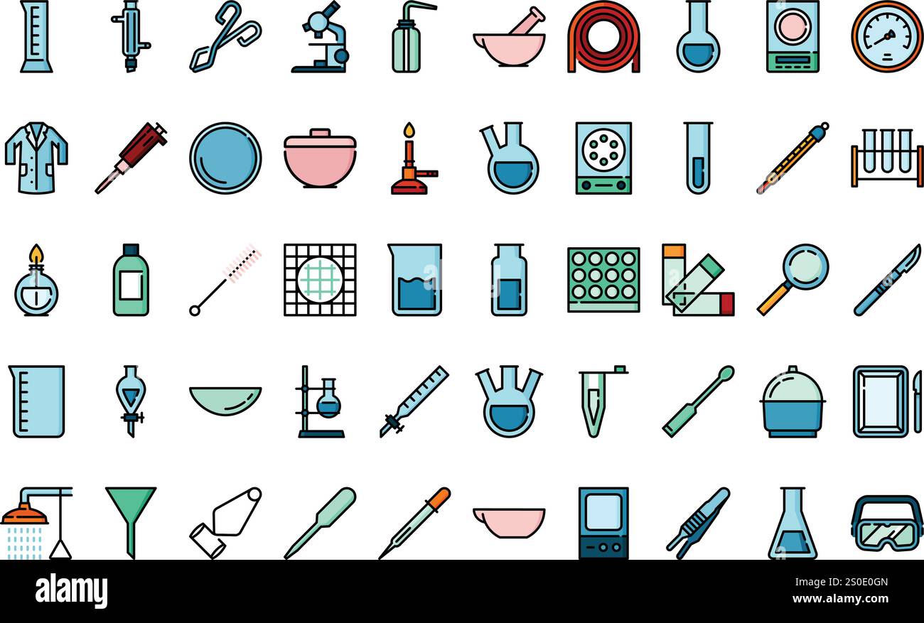 Laboratory icons High-Quality Vector Icons Collection with Editable ...