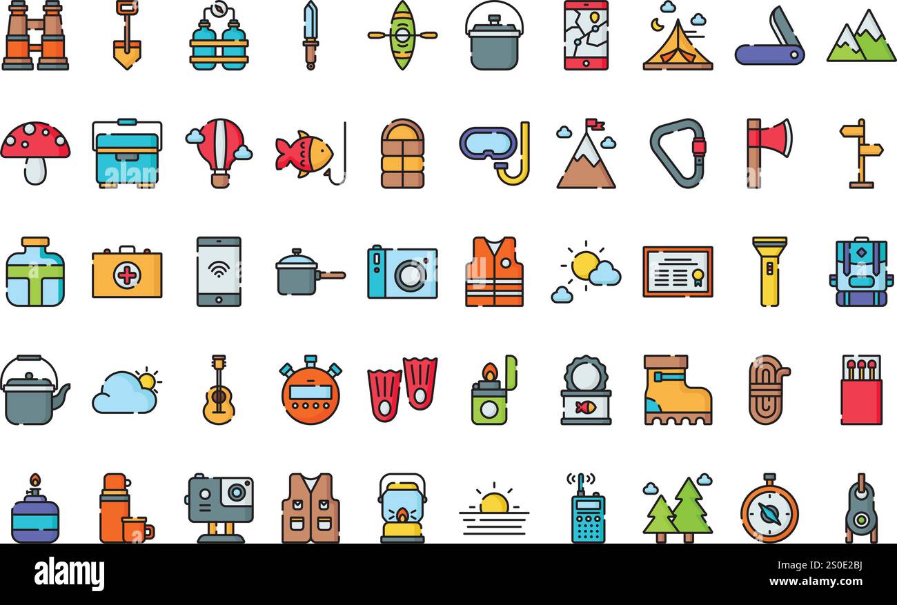 Adventure icons High-Quality Vector Icons Collection with Editable ...