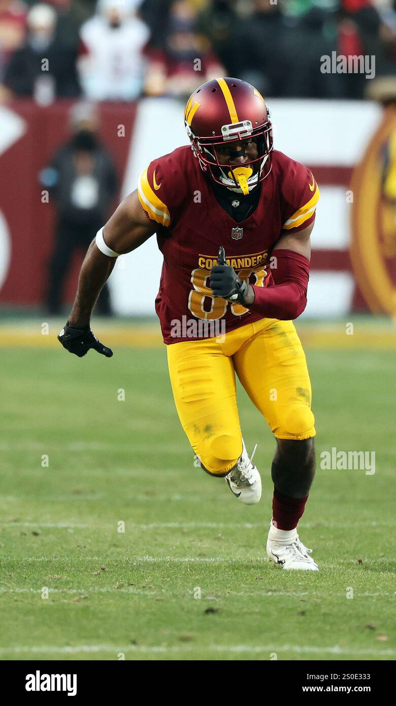 Washington Commanders wide receiver Jamison Crowder (80) runs a route ...
