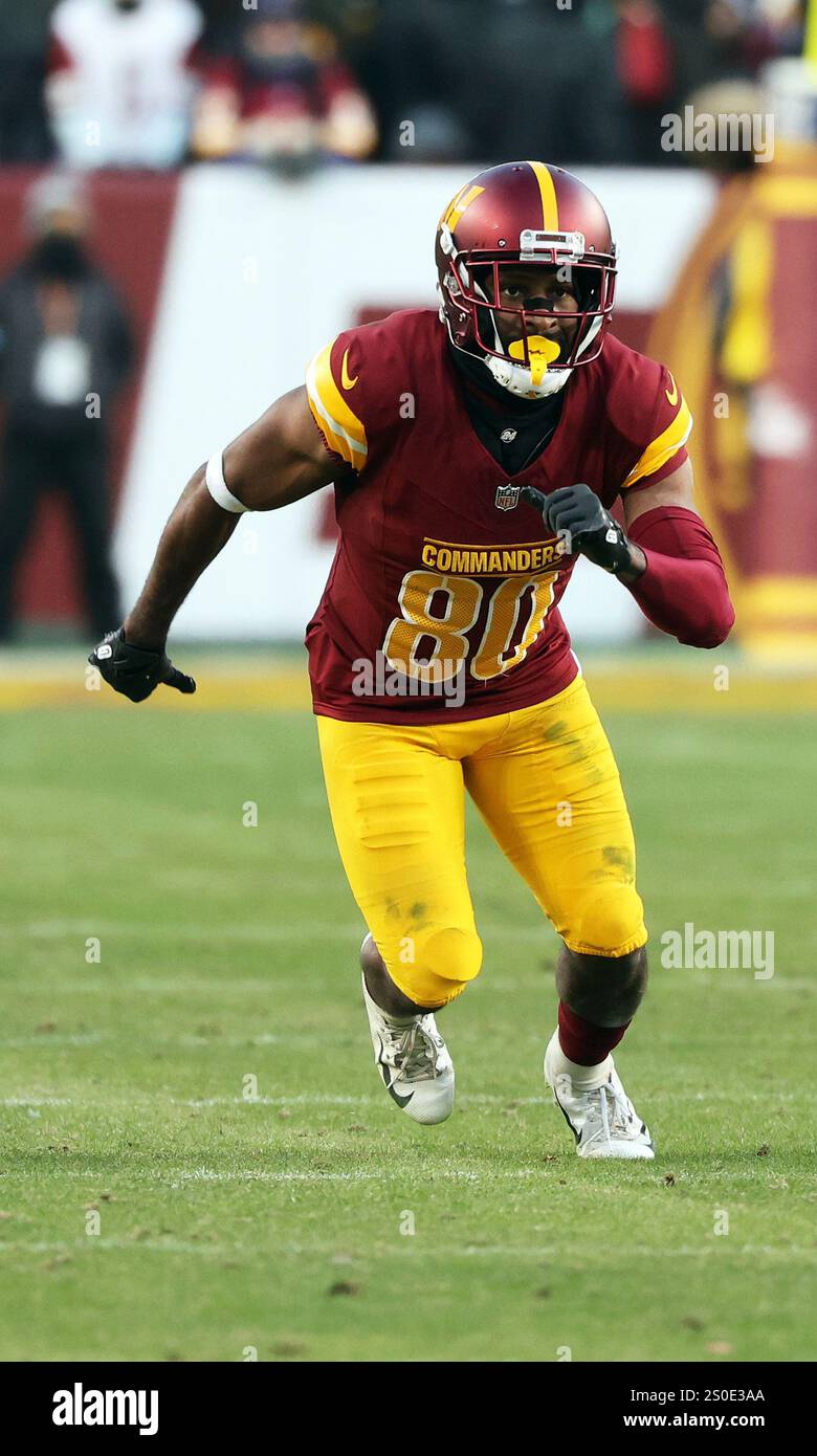Washington Commanders wide receiver Jamison Crowder (80) runs a route ...