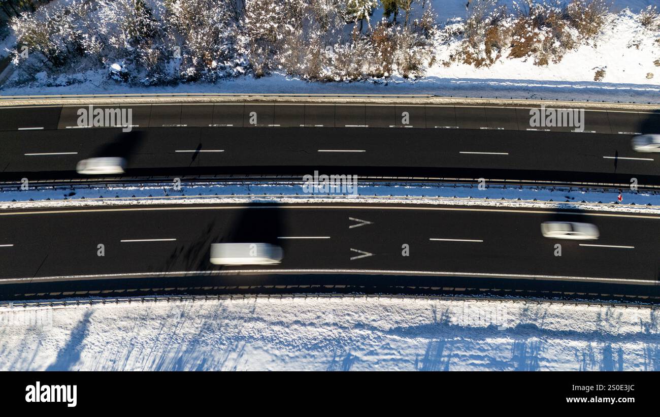 Asphalt driving view hi-res stock photography and images - Alamy