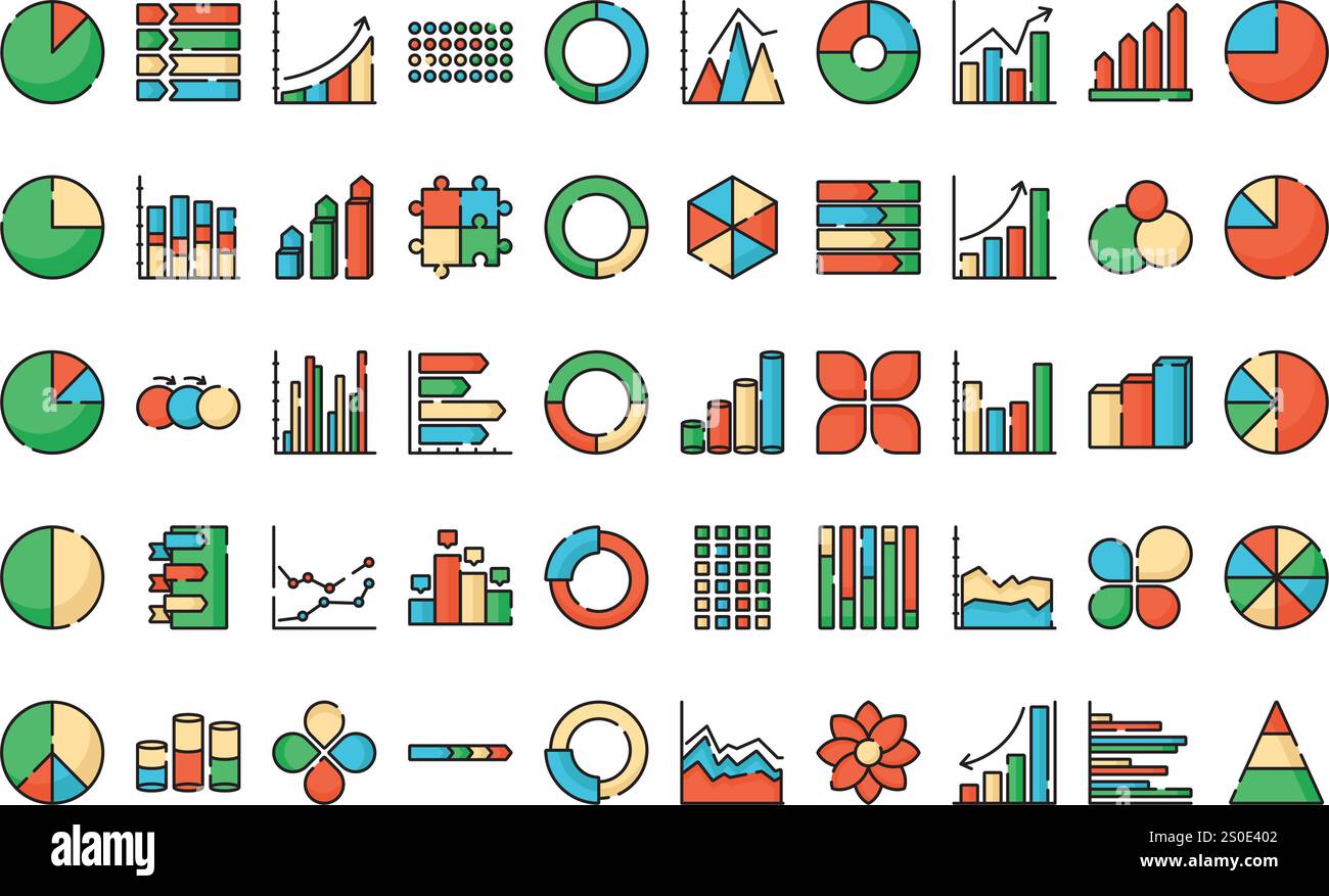 Infographics icons High-Quality Vector Icons Collection with Editable ...