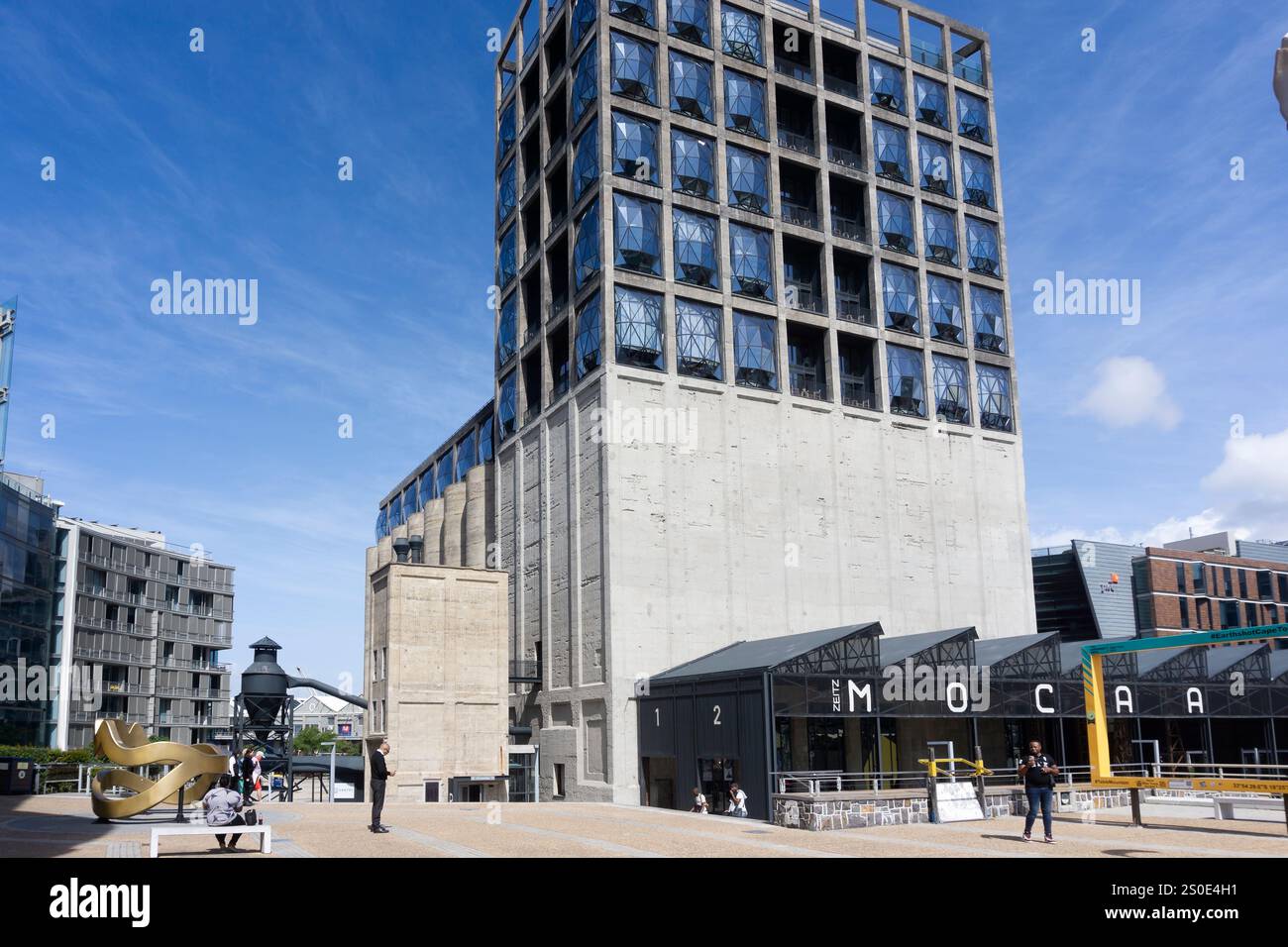 The Zeitz Museum of Contemporary Art and entrance at the V&A Waterfront ...