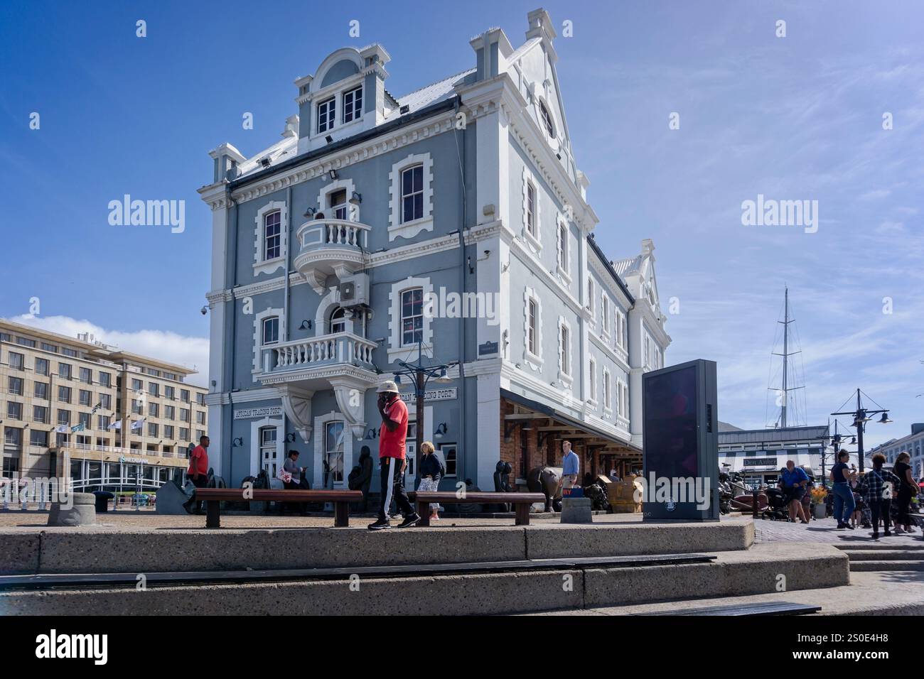 The African Trading Post building at the V&A Waterfront in Cape Town ...