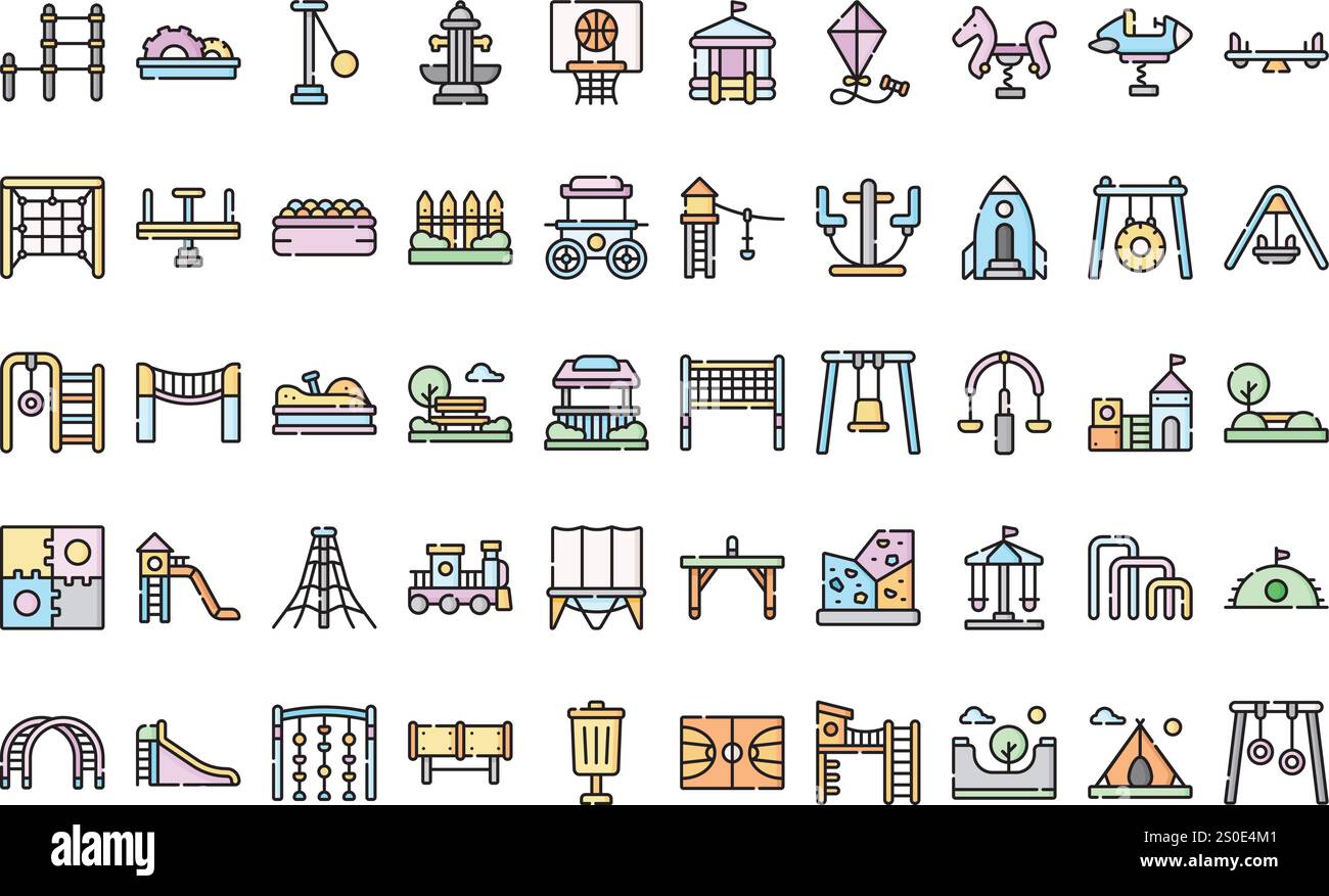 Playground icons High-Quality Vector Icons Collection with Editable ...