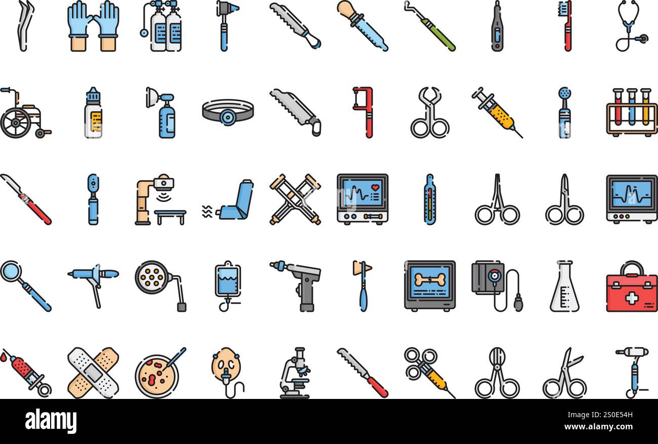 Medical instruments icons High-Quality Vector Icons Collection with ...
