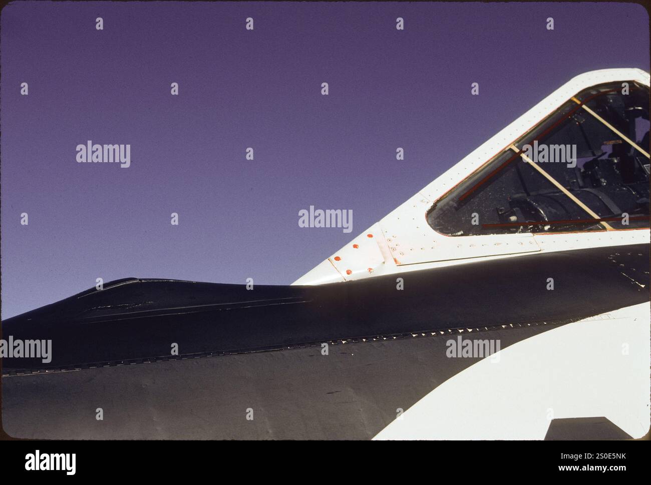 Bump for IRST seeker head just forward of windscreen on F-106. Extended ...