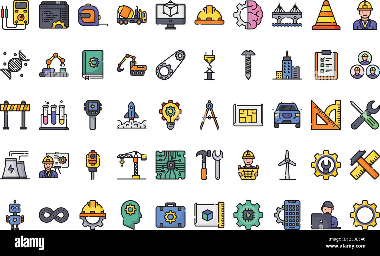 Engineering icons High-Quality Vector Icons Collection with Editable Stroke. Ideal for ...