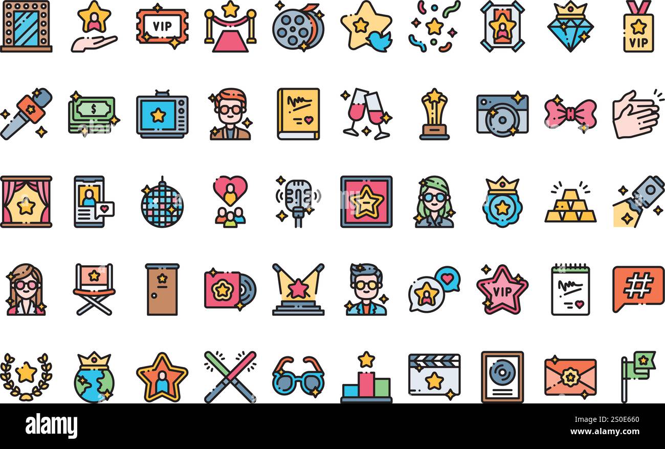 Fame icons High-Quality Vector Icons Collection with Editable Stroke ...