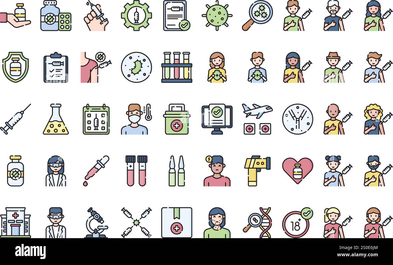 Vaccination icons High-Quality Vector Icons Collection with Editable ...