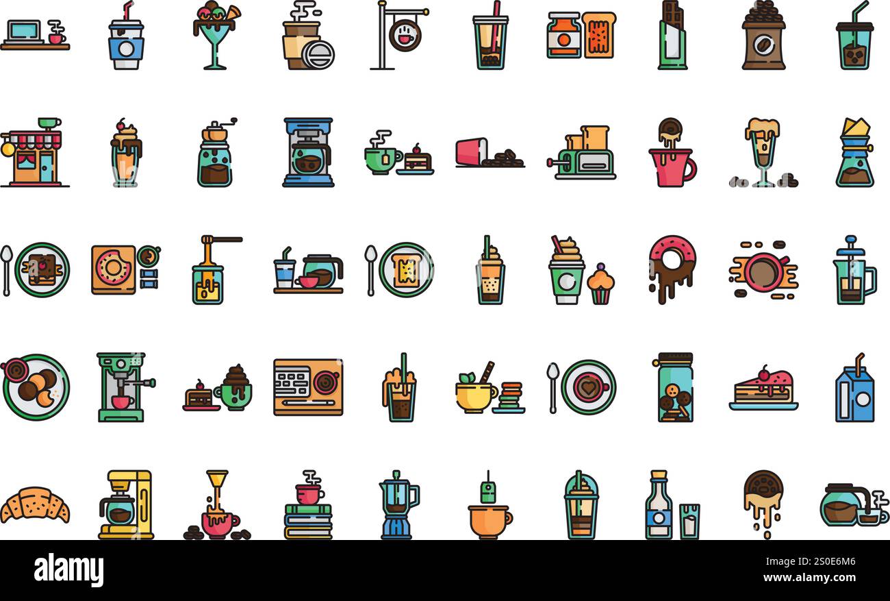 Coffee shop icons High-Quality Vector Icons Collection with Editable ...