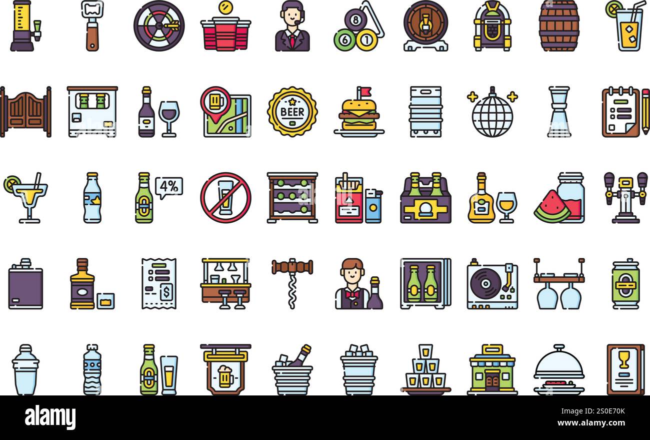 Bar icons High-Quality Vector Icons Collection with Editable Stroke ...