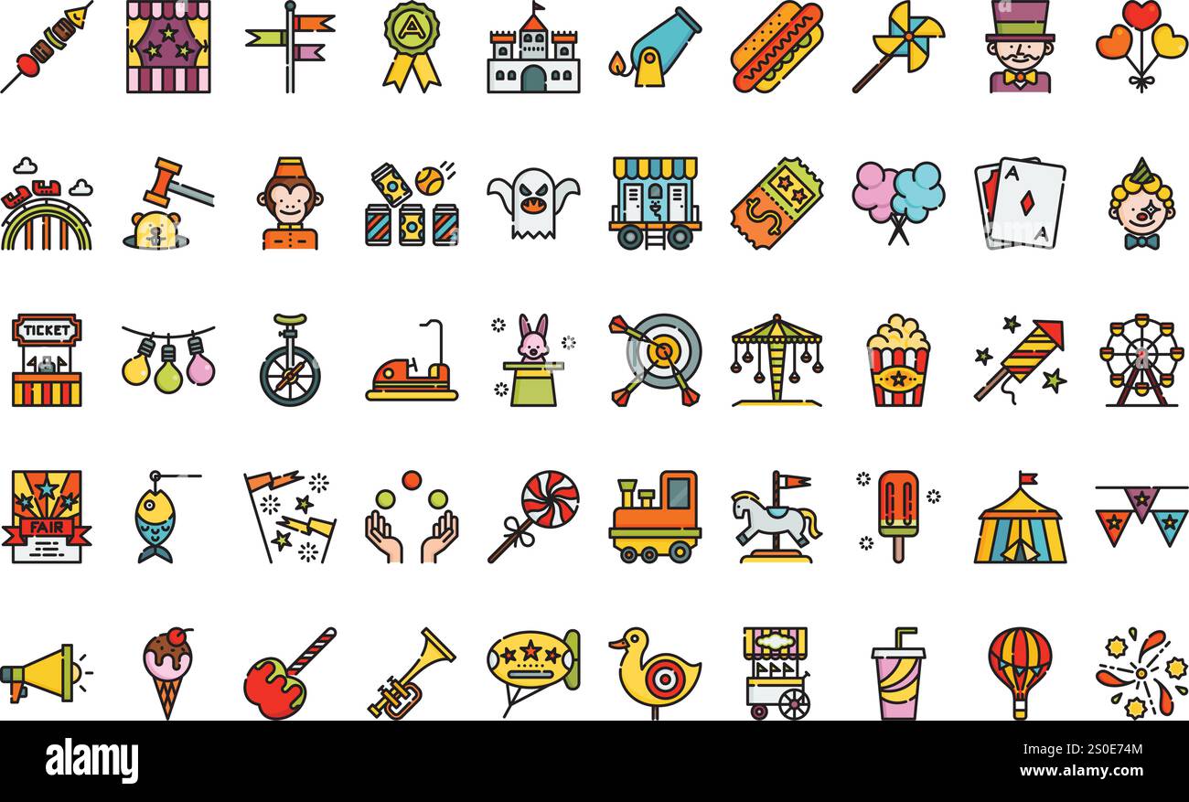 Ghost train fair Stock Vector Images - Alamy