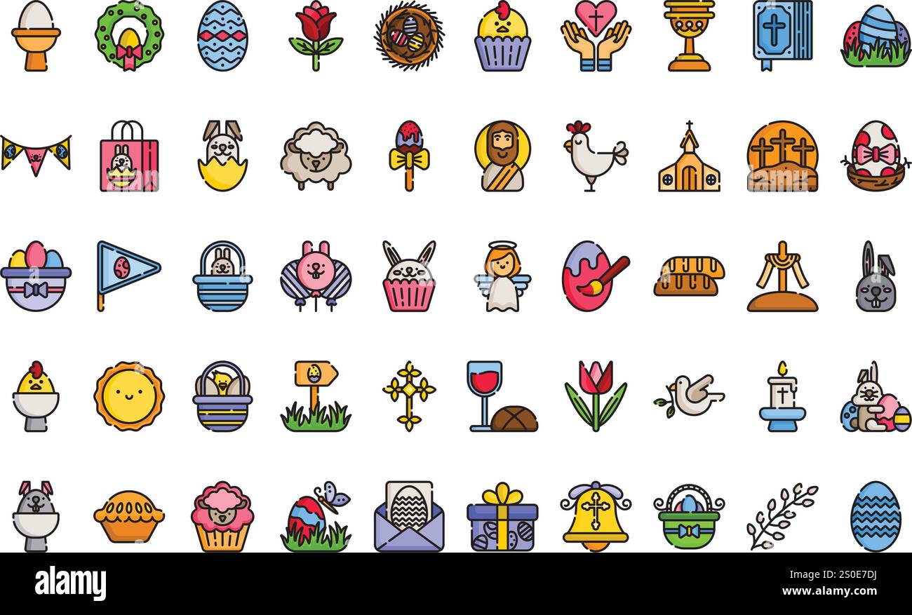 Easter icons High-Quality Vector Icons Collection with Editable Stroke ...